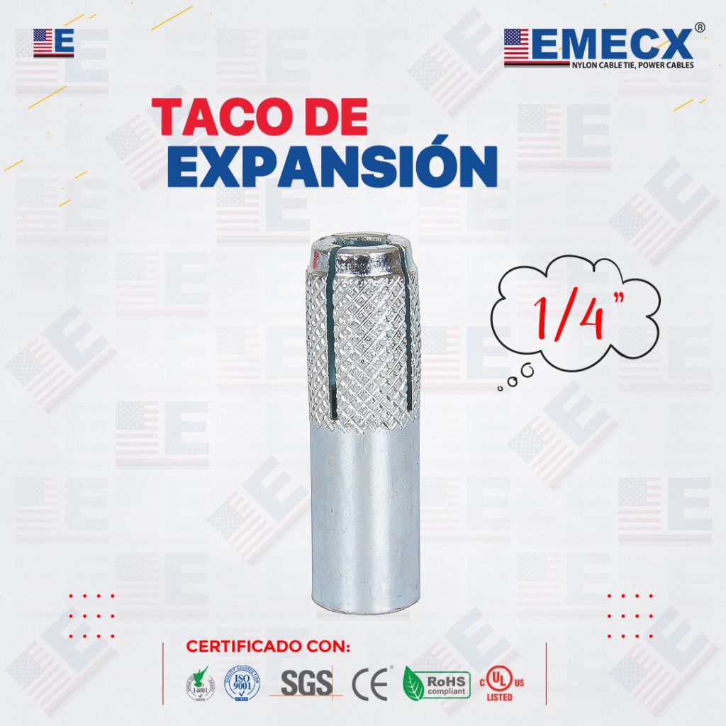 TACO DE EXPANSIÓN 3/8" - CONDUIT - YLLACONZA