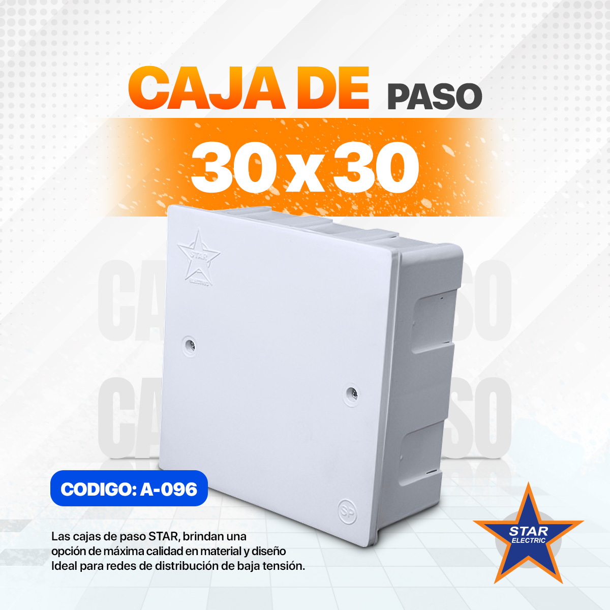 Caja de Paso 15x15 - YLLACONZA